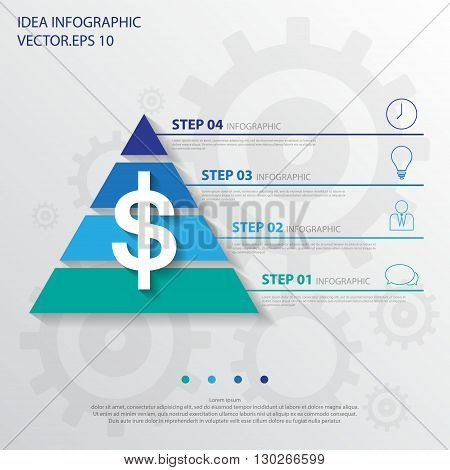 Step Design Four Part Vector & Photo (Free Trial) | Bigstock