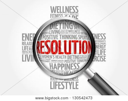 Resolution Word Cloud Image & Photo (Free Trial) | Bigstock