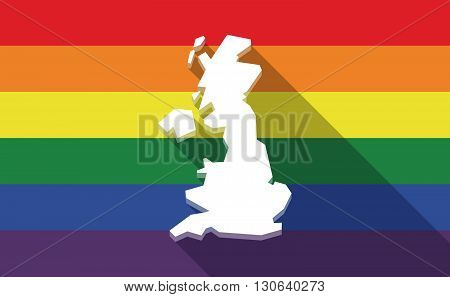 Long Shadow Gay Pride Vector & Photo (Free Trial) | Bigstock