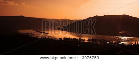 This Sunset Landscape Image & Photo (Free Trial) | Bigstock