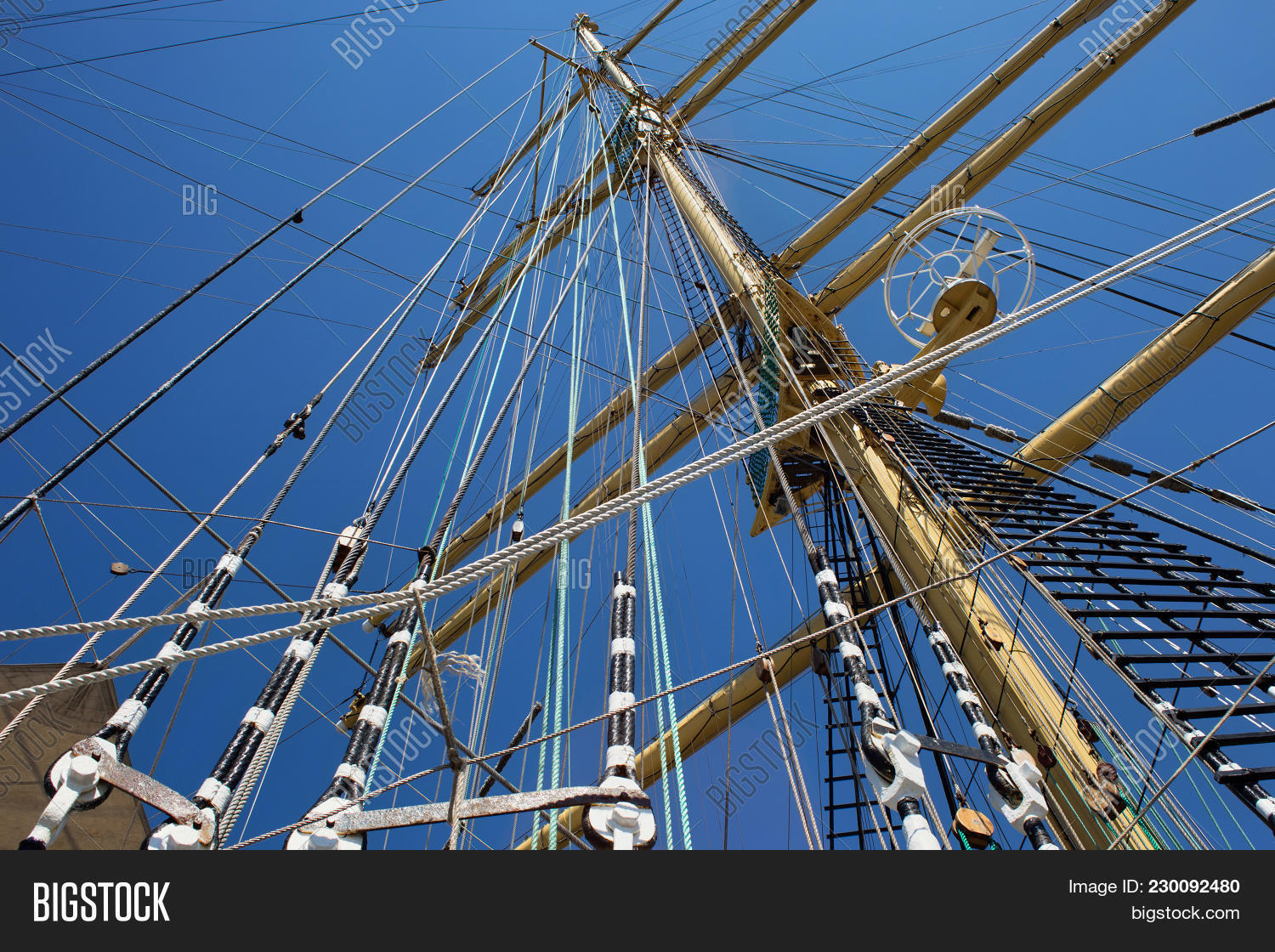 Masts Sailing Ship Image & Photo (Free Trial) | Bigstock