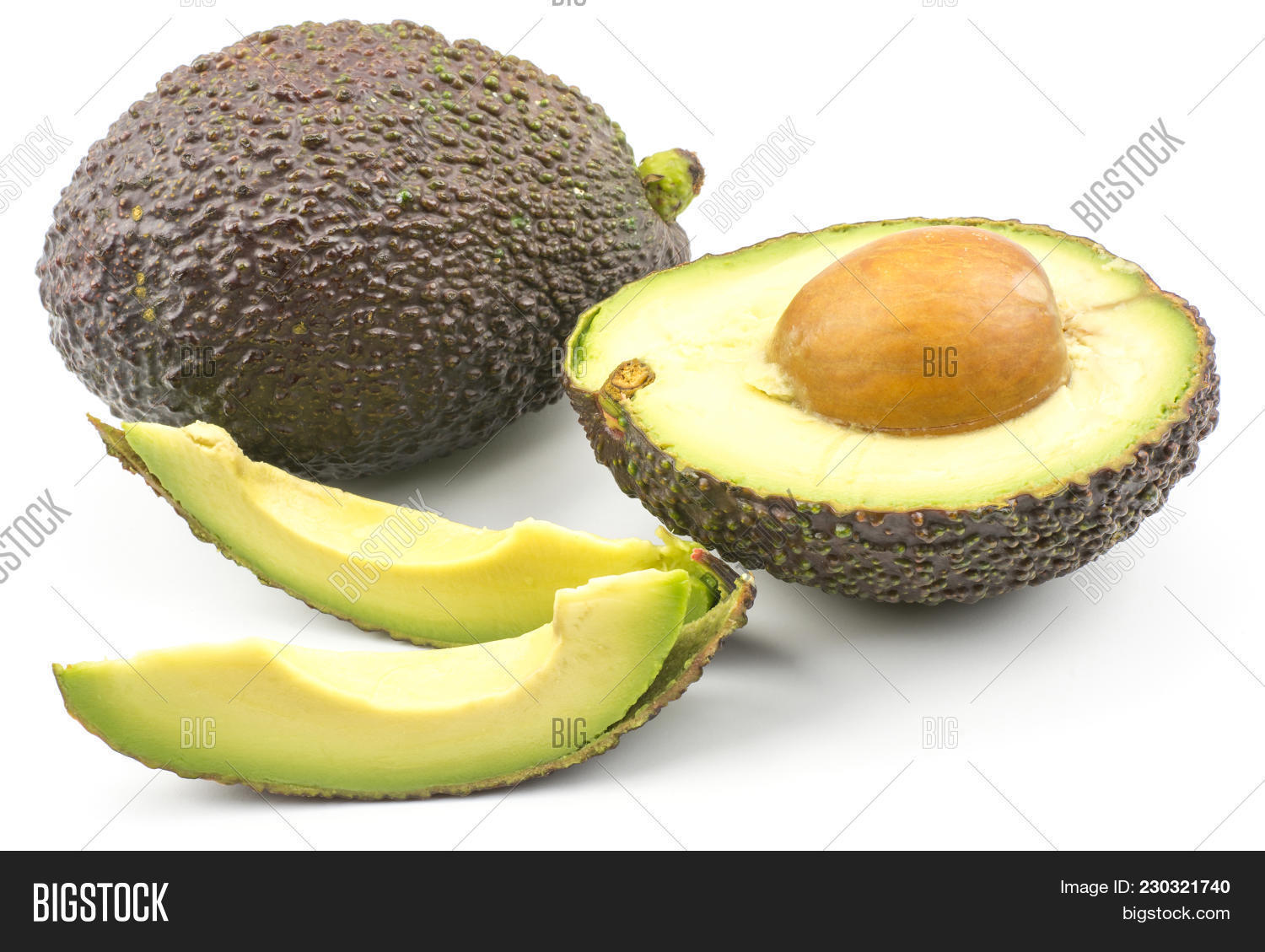 Green Brown Avocado Image & Photo (Free Trial) | Bigstock
