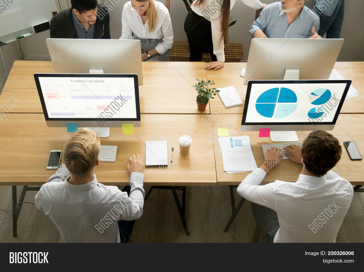 Male Employees Using Image & Photo (Free Trial) | Bigstock