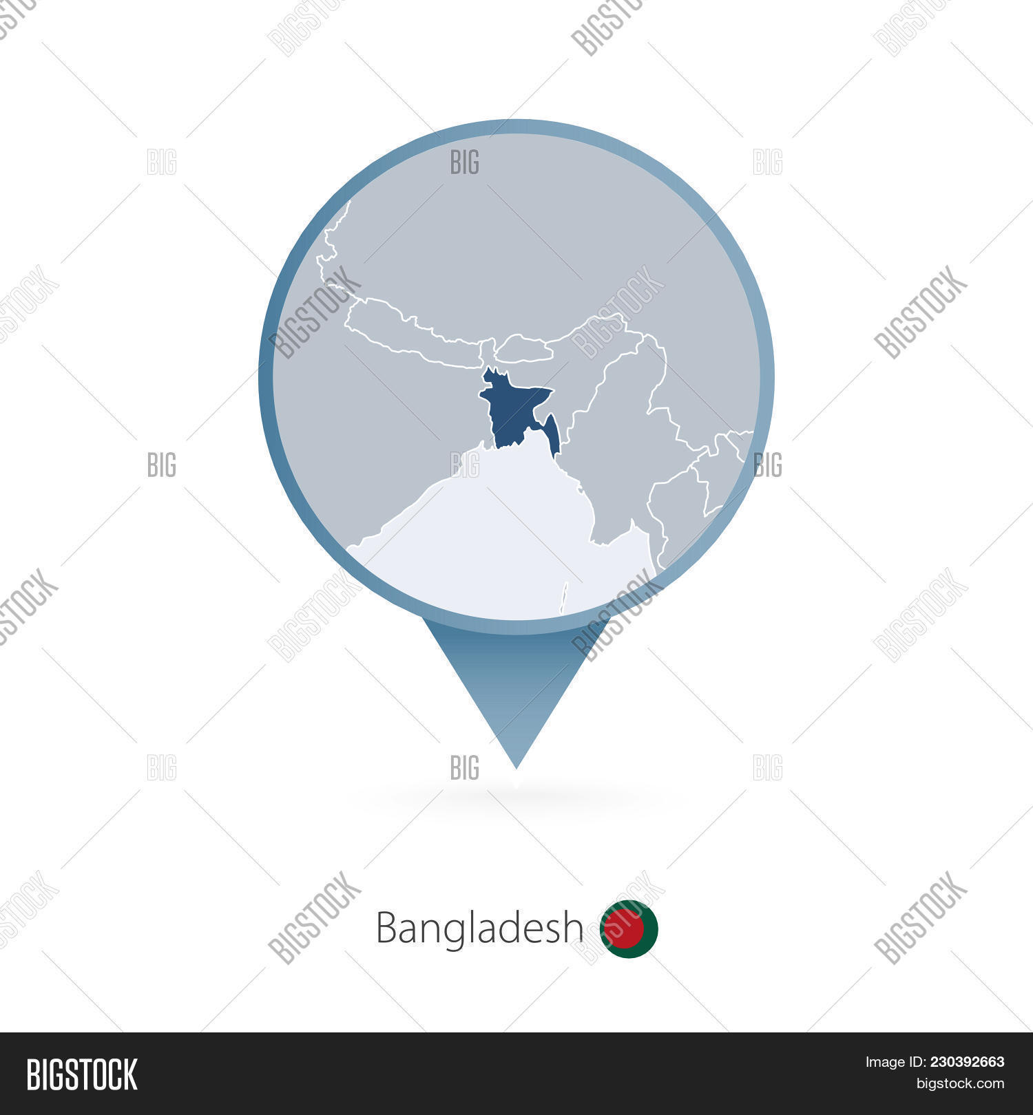 Map Pin Detailed Map Vector & Photo (Free Trial) | Bigstock