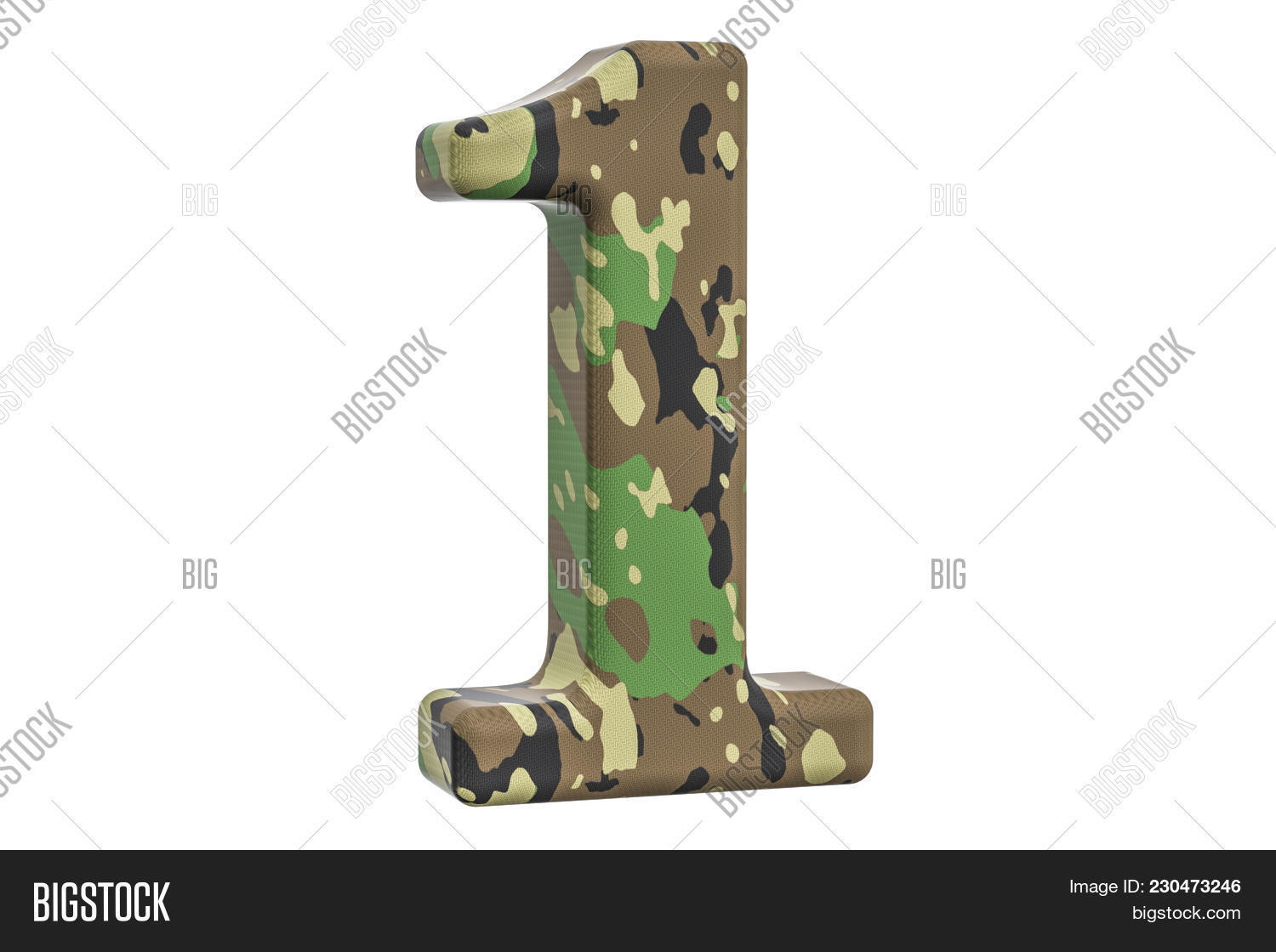 Camouflage Army Number Image & Photo (Free Trial) | Bigstock