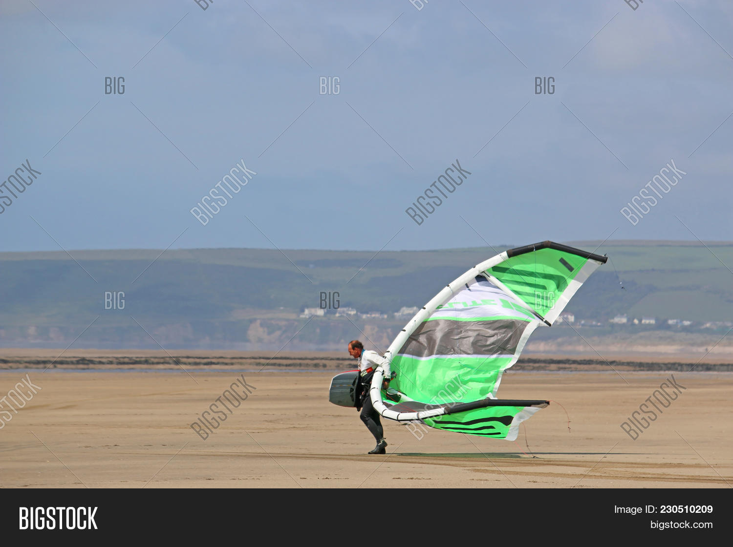 Kitesurfer Carrying Image & Photo (Free Trial) | Bigstock