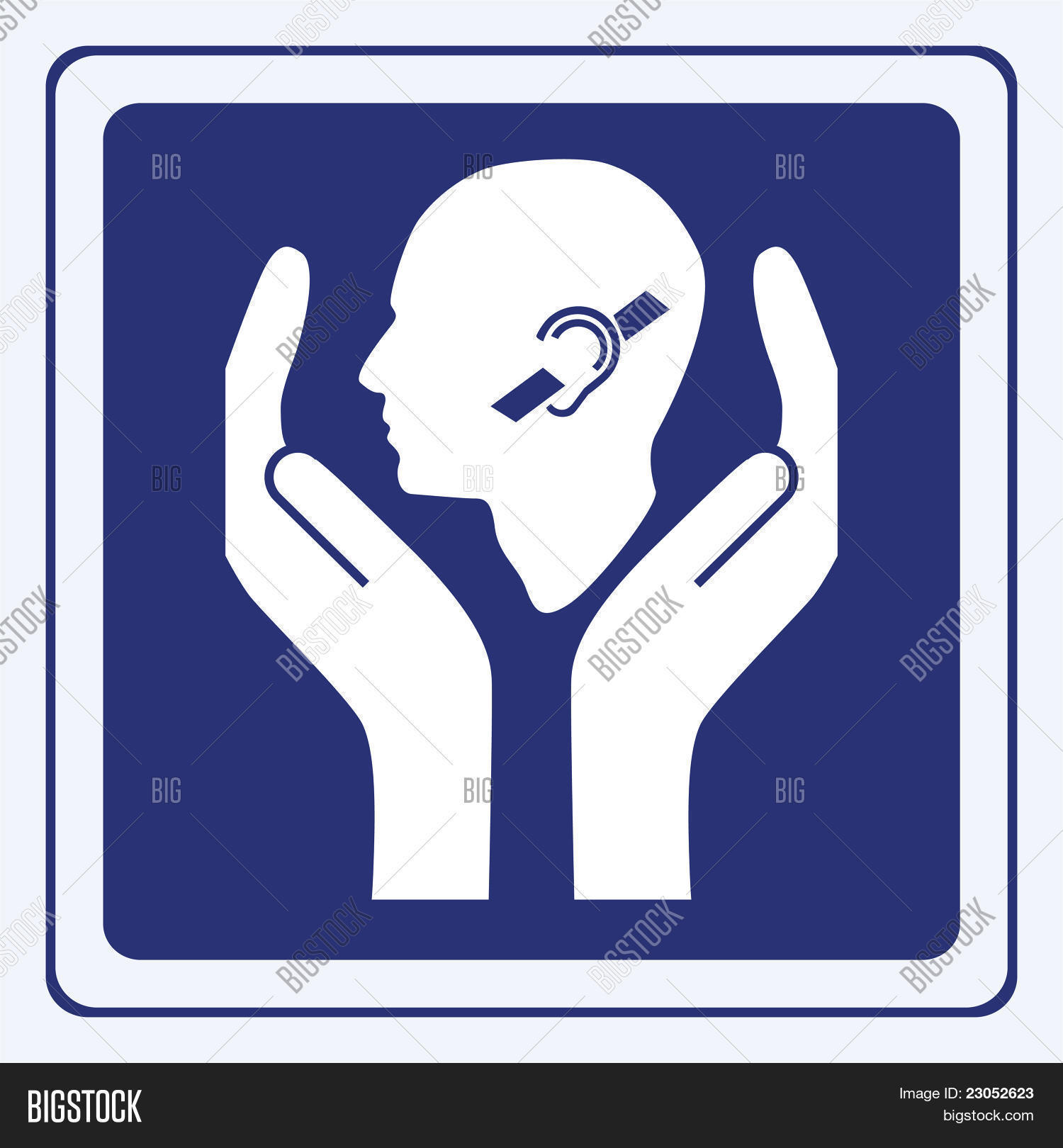 Hearing Impairment Vector & Photo (Free Trial) | Bigstock