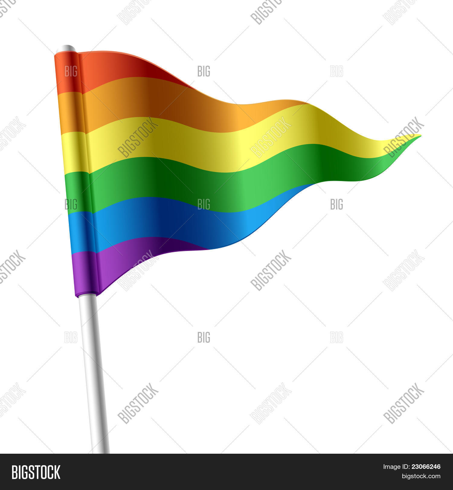 Rainbow Flag. Vector Vector & Photo (Free Trial) | Bigstock
