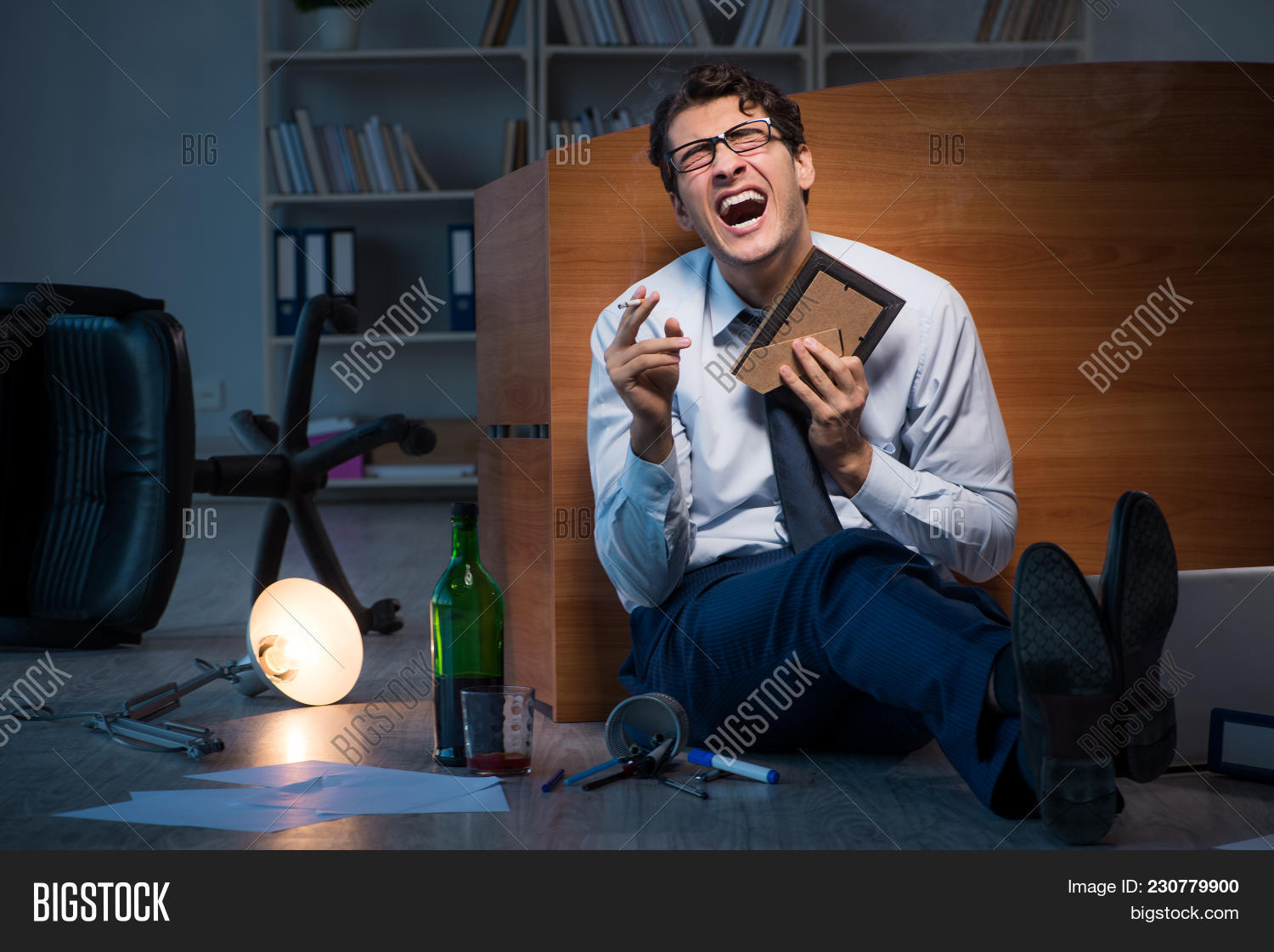 Sad Employee Office Image & Photo (Free Trial) | Bigstock