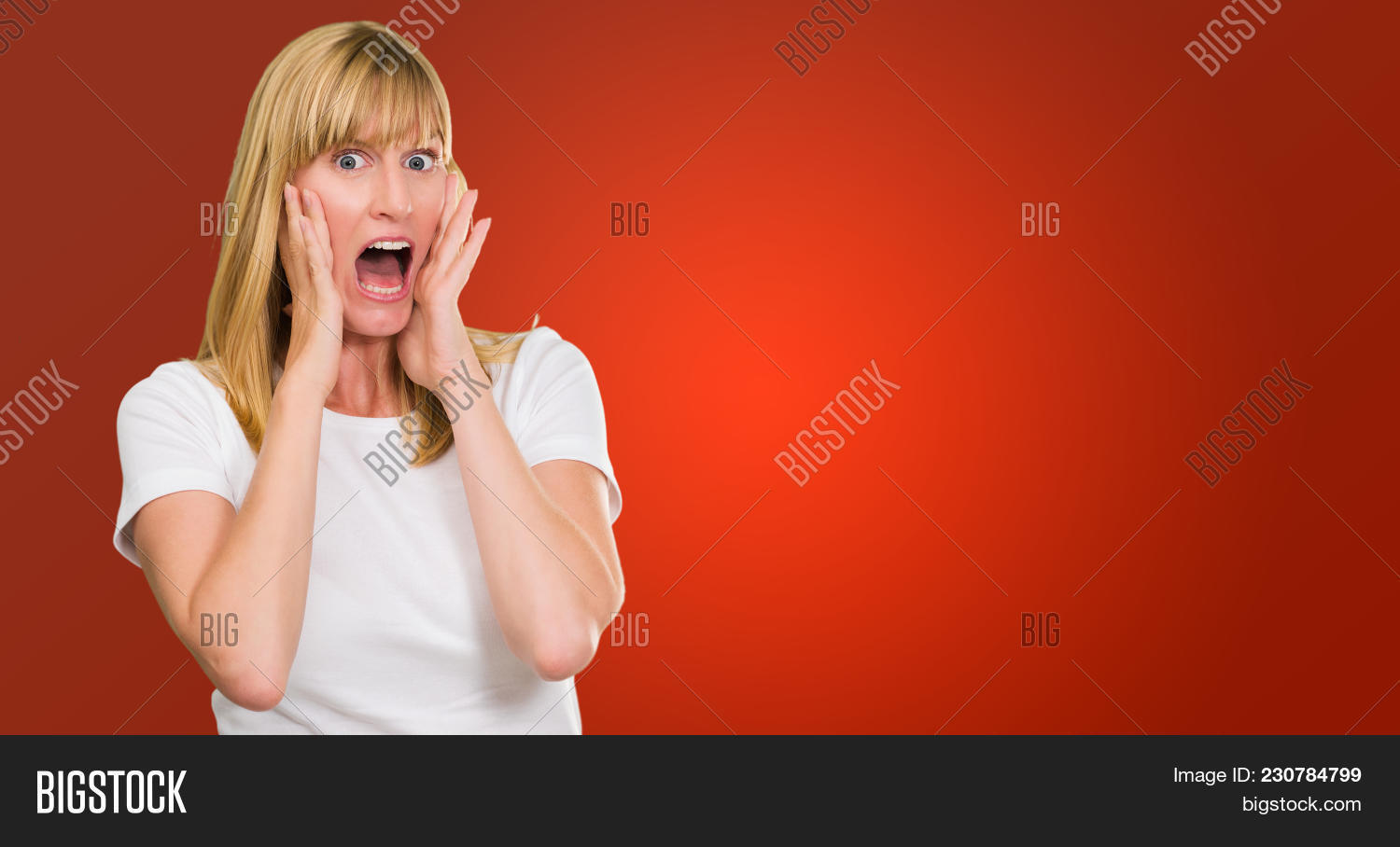 Portrait Shocked Woman Image & Photo (Free Trial) | Bigstock
