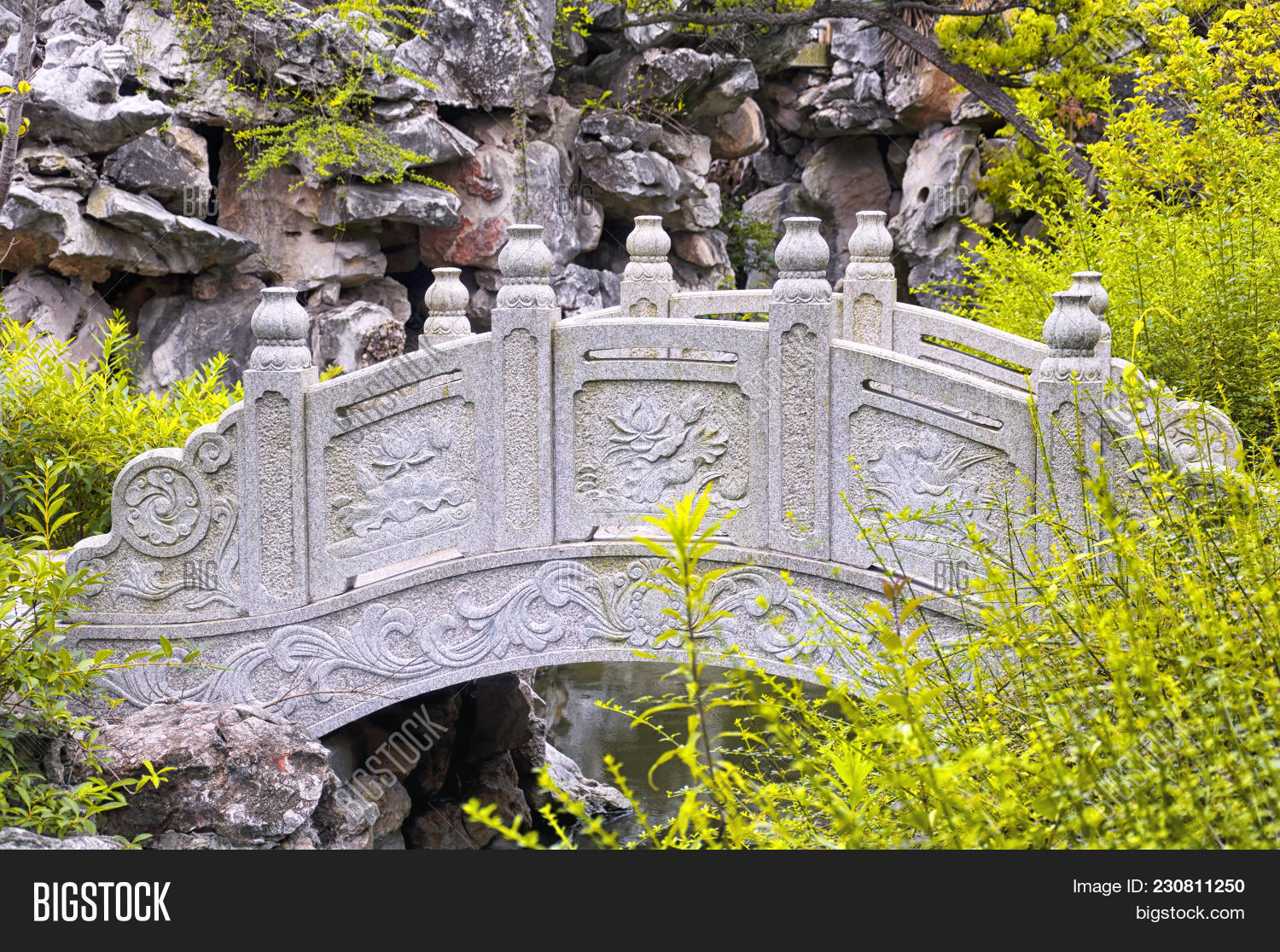 Arched Stone Bridge Image And Photo Free Trial Bigstock