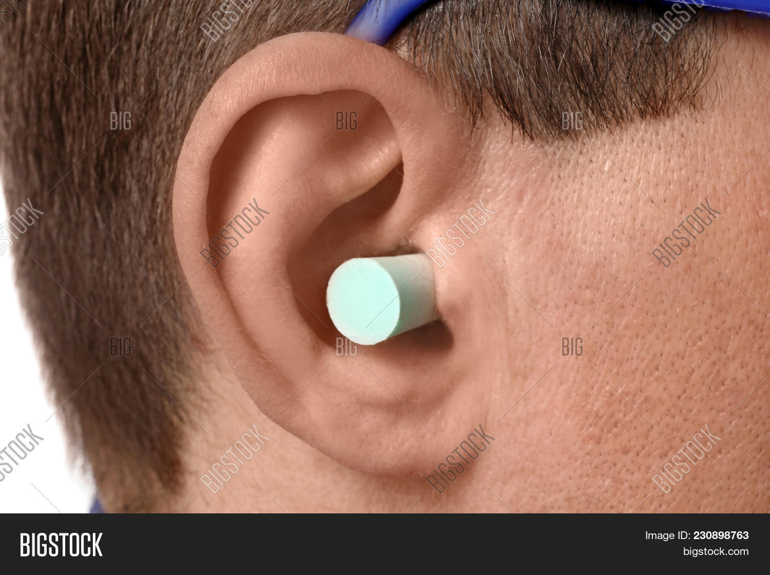 Male Worker Ear Plug, Image & Photo (Free Trial) | Bigstock