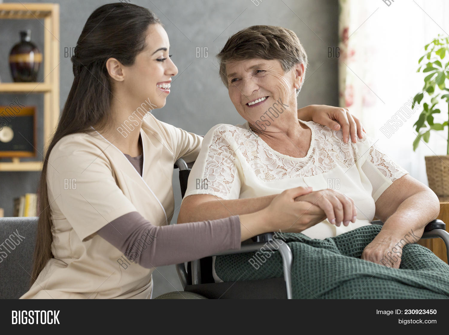 Nurse Supporting Happy Image & Photo (Free Trial) | Bigstock