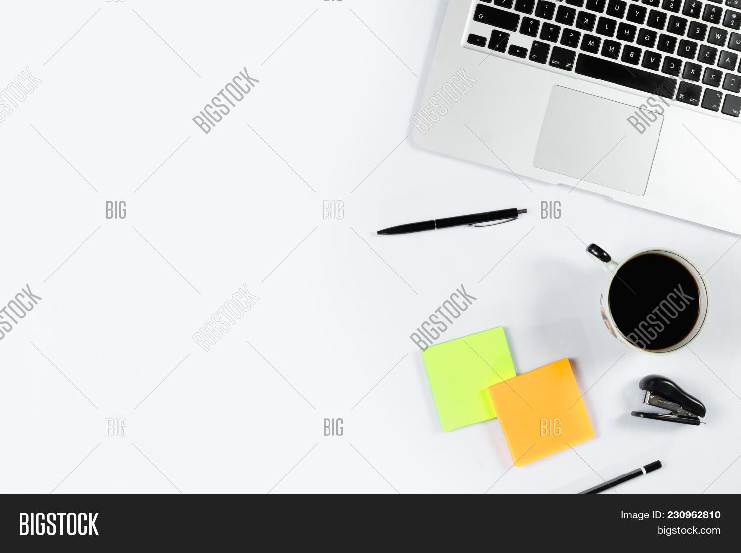 Working Table Top View Image & Photo (Free Trial) | Bigstock