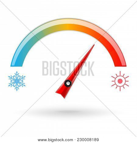 Temperature Scale. Vector & Photo (Free Trial) | Bigstock