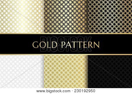 Gold Gride. Seamless Vector & Photo (Free Trial) | Bigstock