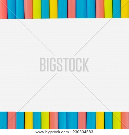 Multi Colored Pencil Border Images, Illustrations & Vectors (Free ...