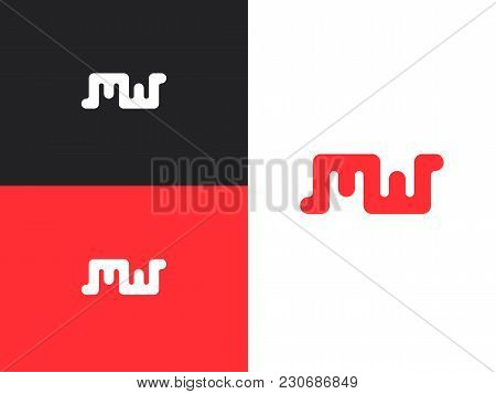 Initial Letters M W Vector & Photo (Free Trial) | Bigstock