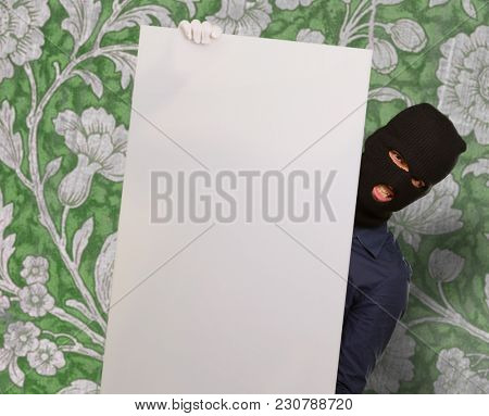 Burglar Man Holding Image & Photo (Free Trial) | Bigstock