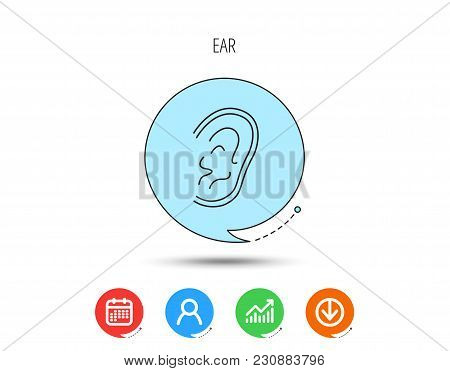 Ear Icon. Hear Listen Vector & Photo (Free Trial) | Bigstock