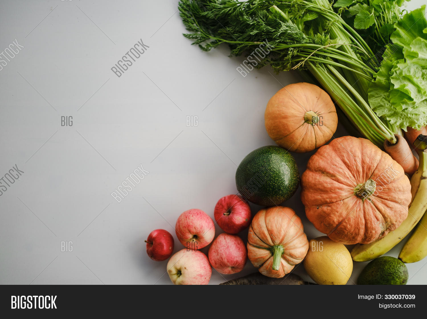 Flat Lay Fresh Fruits Image & Photo (Free Trial) | Bigstock