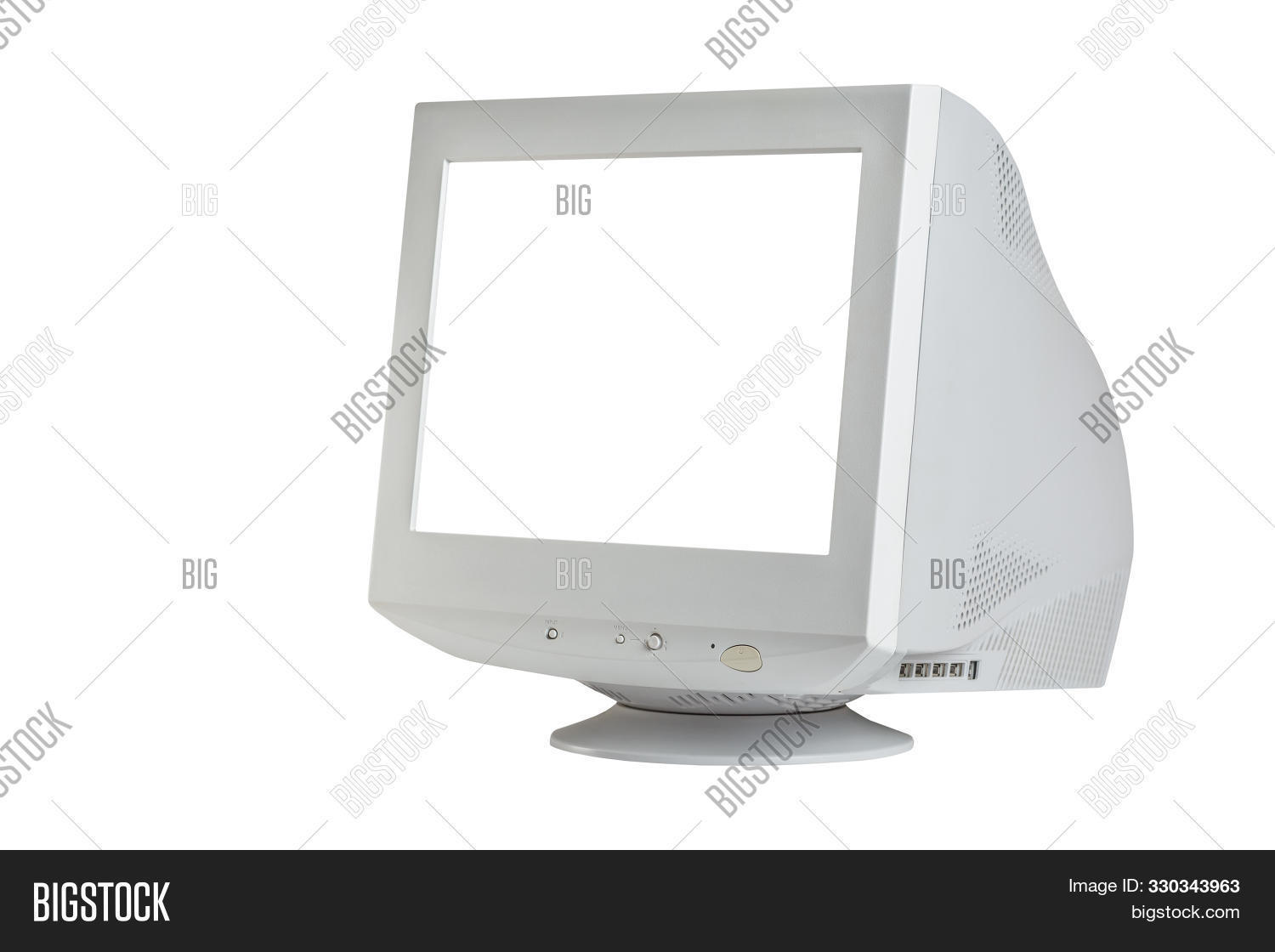Old Retro Crt Monitor Image & Photo (Free Trial) | Bigstock