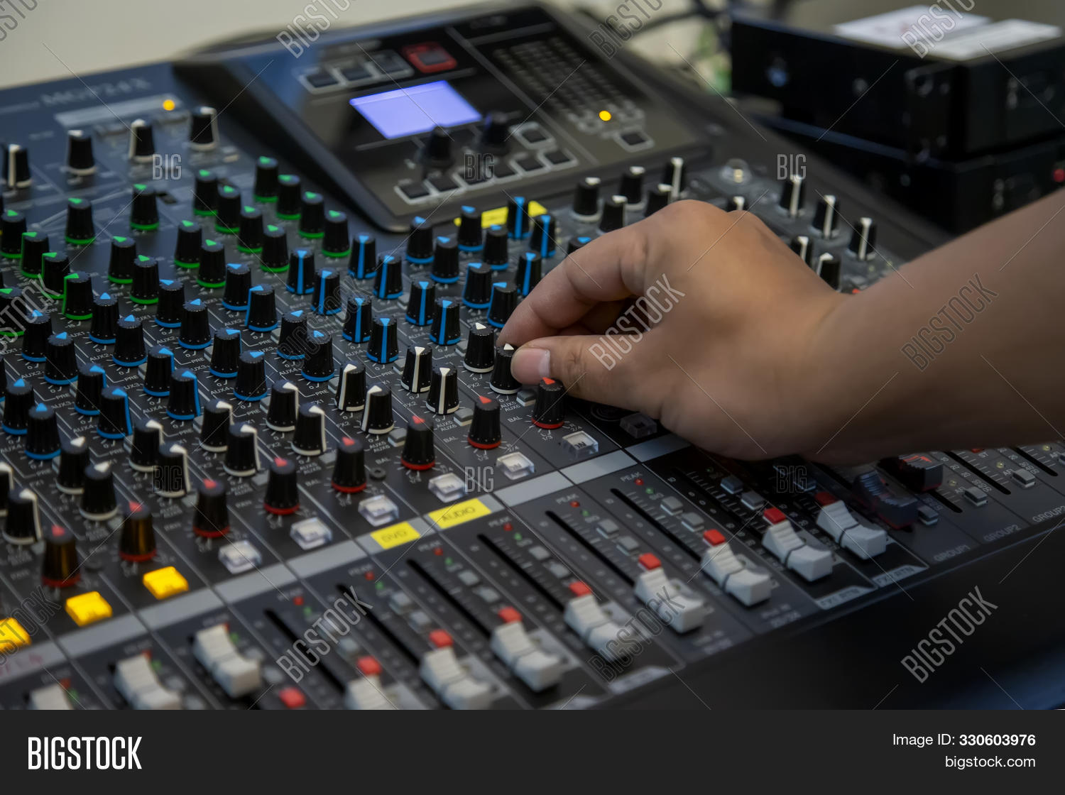 Sound Mixer Hand Image & Photo (Free Trial) | Bigstock