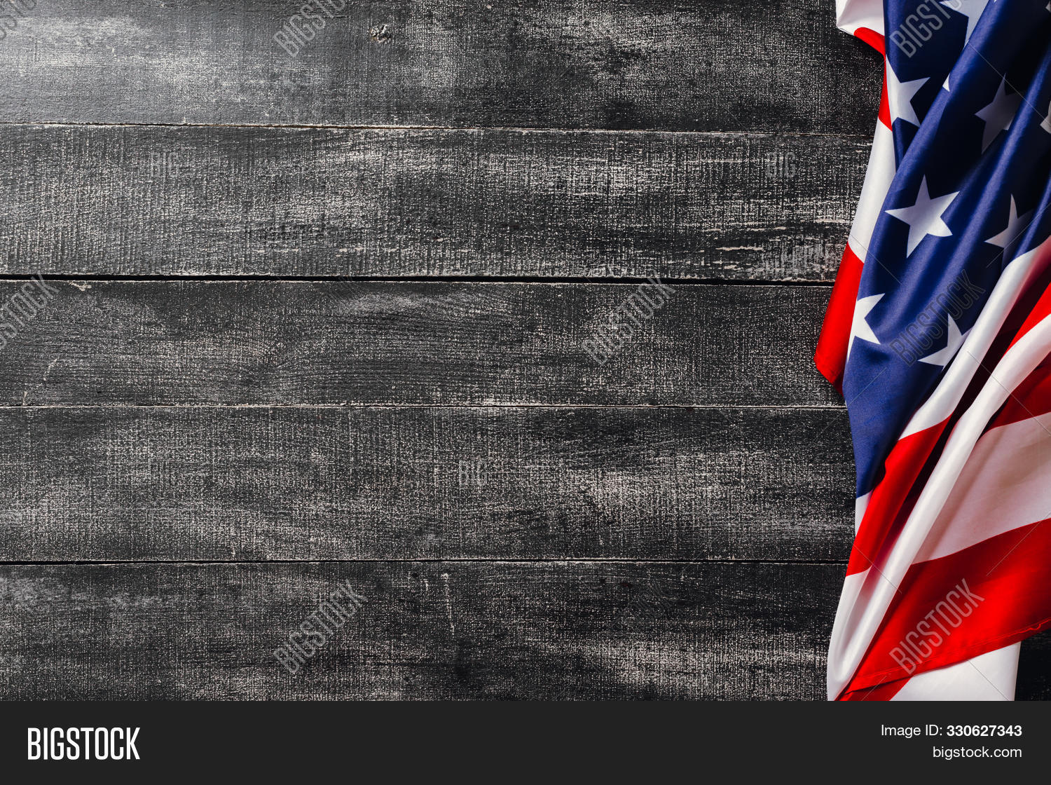 American Flag On Dark Image & Photo (Free Trial) | Bigstock
