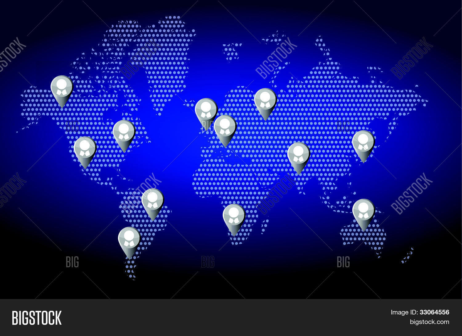 World Map Network Vector & Photo (Free Trial) | Bigstock
