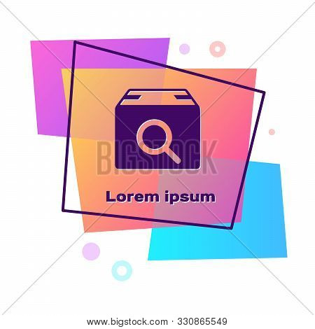Purple Search Package Vector & Photo (Free Trial) | Bigstock