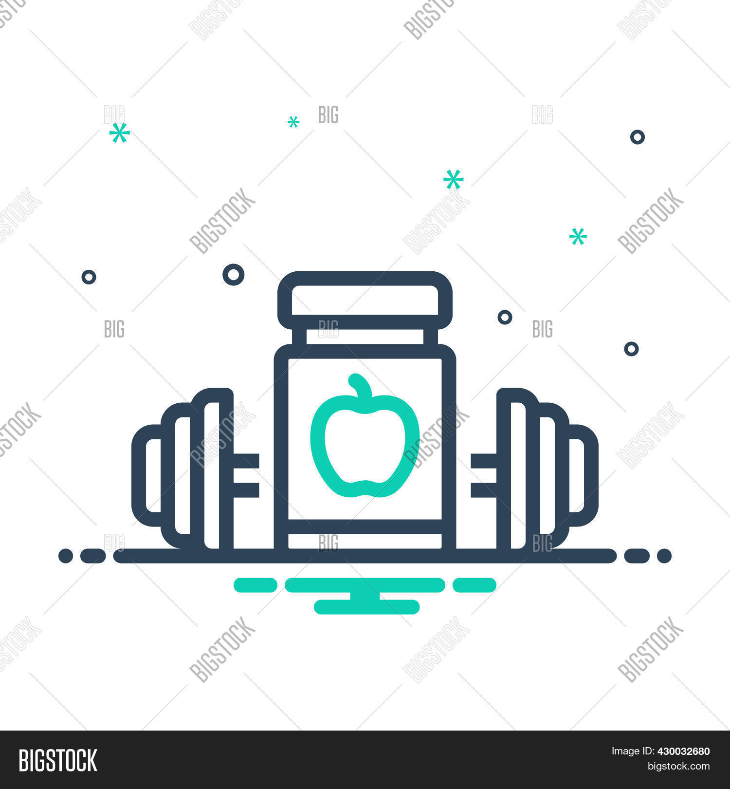 Mix Icon Protein-shake Image & Photo (Free Trial) | Bigstock