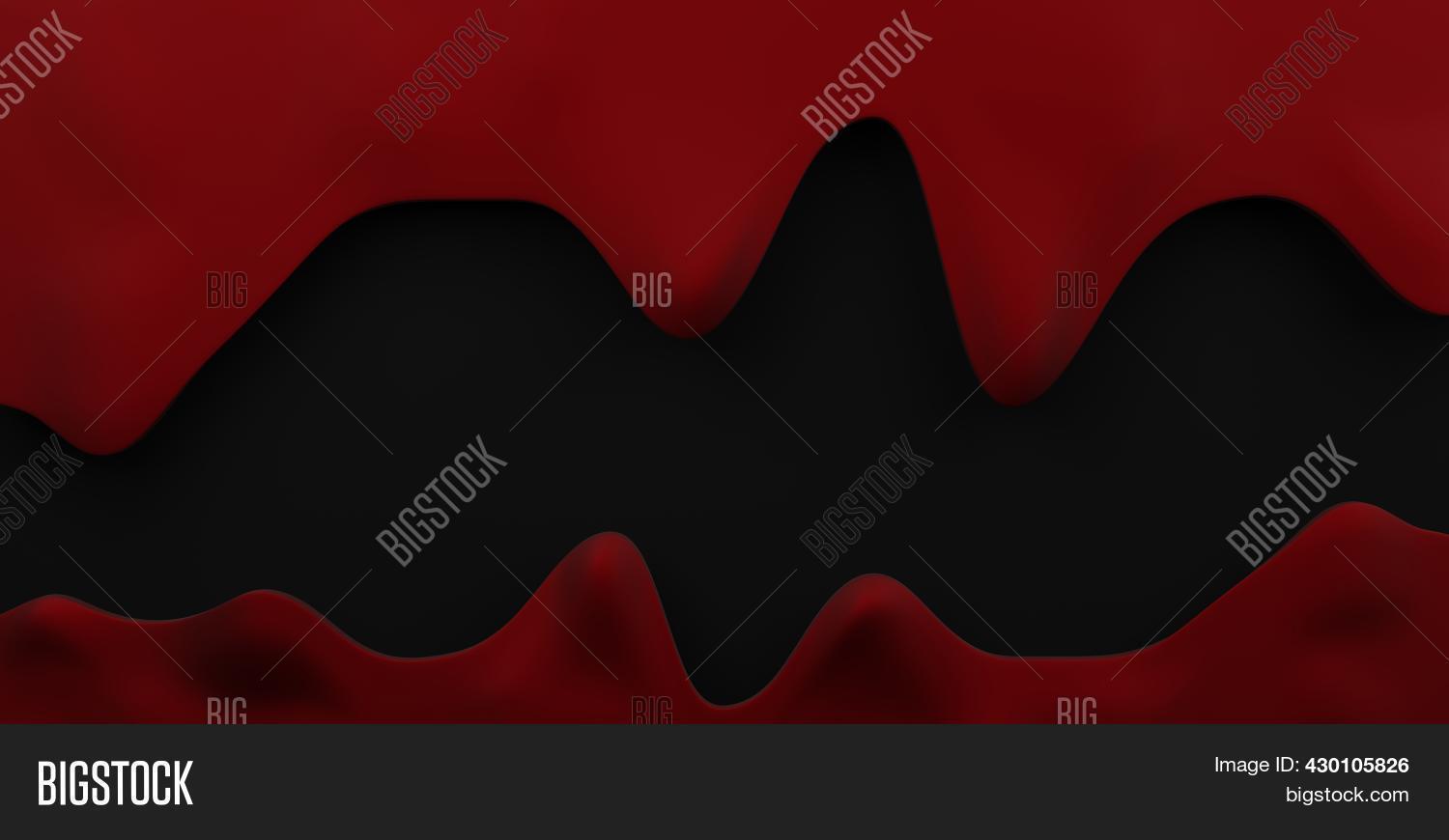 Blood Drop Border Image & Photo (Free Trial) | Bigstock
