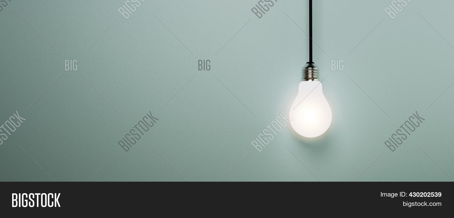 One Hanging Light Bulb Image & Photo (Free Trial) | Bigstock