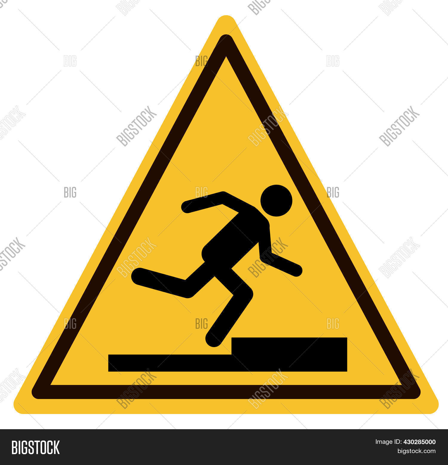 Stumbling Man Icon On Image & Photo (Free Trial) | Bigstock