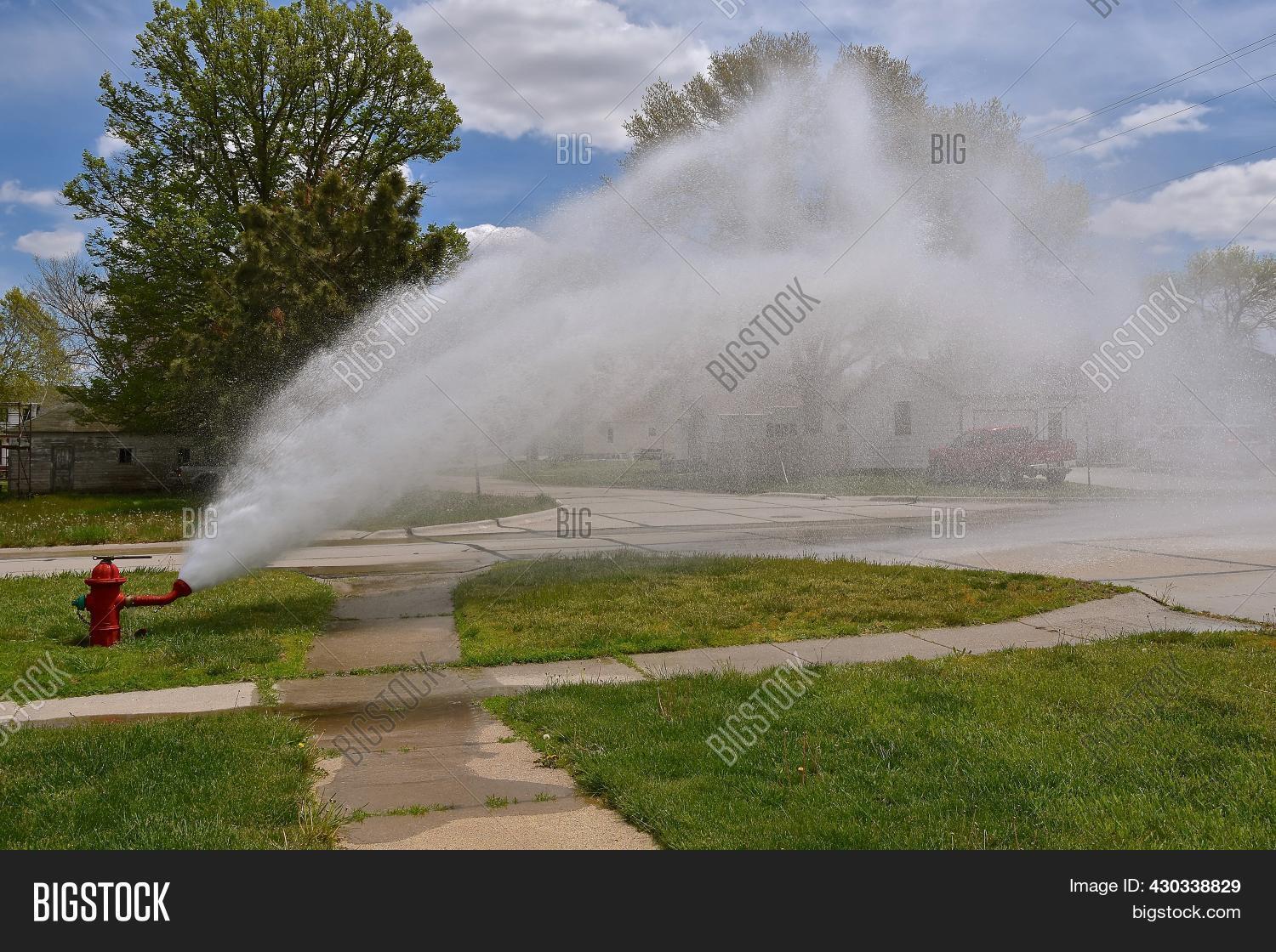 Fire Hydrant Open Image & Photo (Free Trial) | Bigstock
