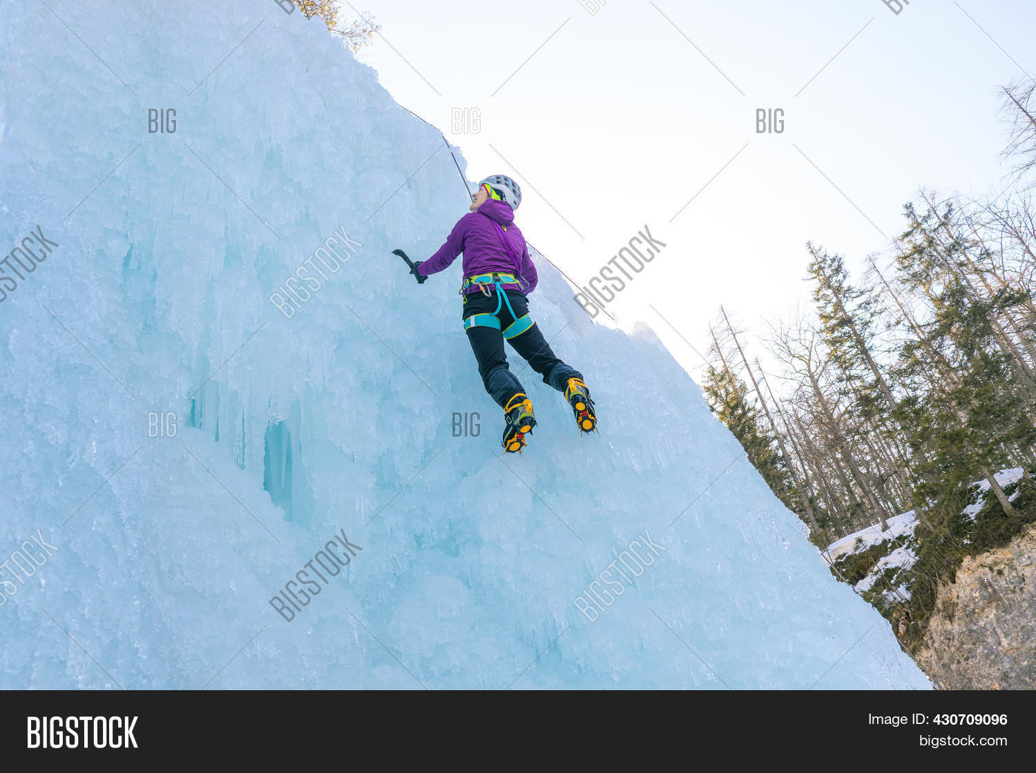 Female Ice Climber Image & Photo (Free Trial) | Bigstock