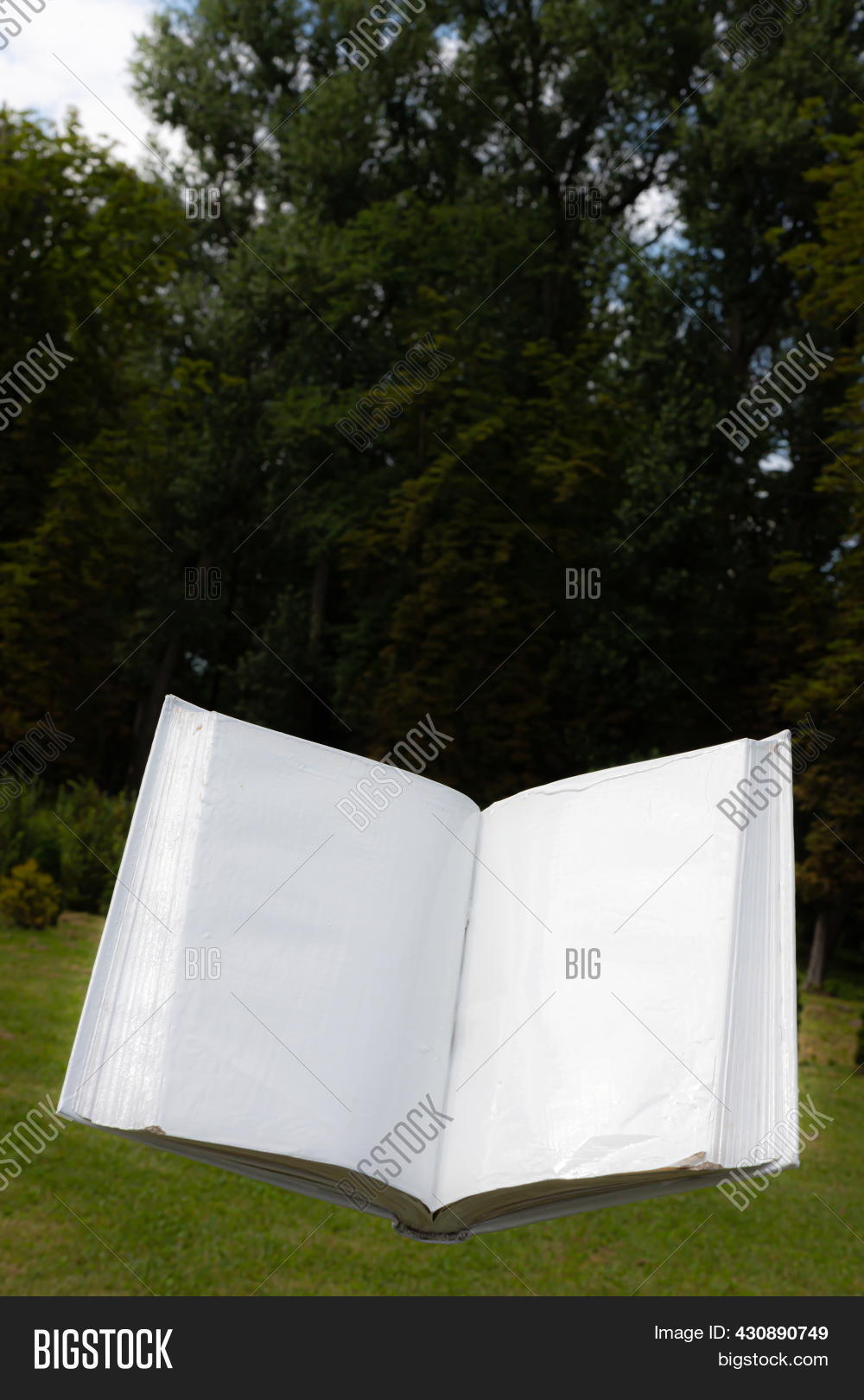 Blank White Open Book Image & Photo (Free Trial) | Bigstock