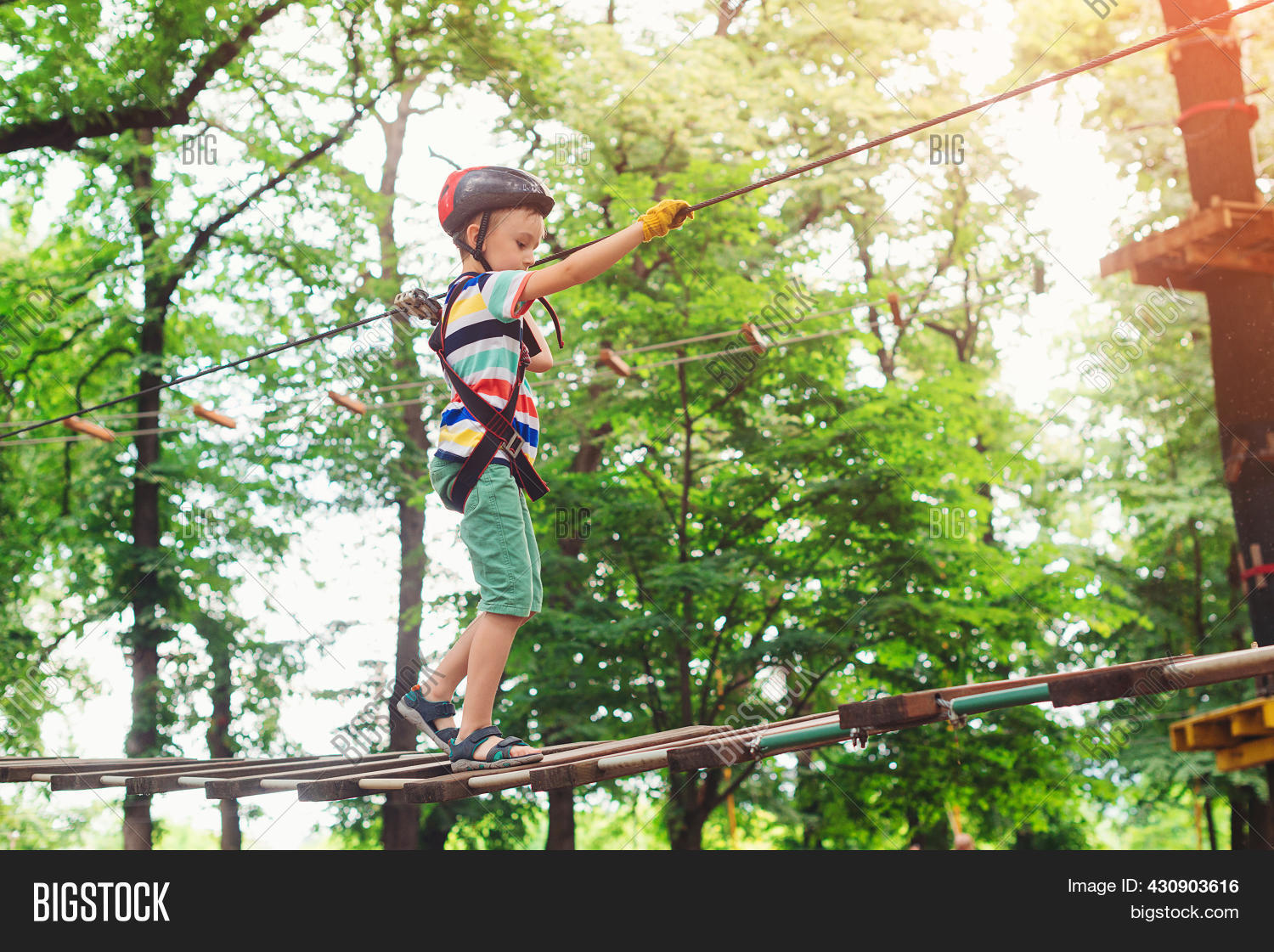 Boy Passing Cable Image & Photo (Free Trial) | Bigstock