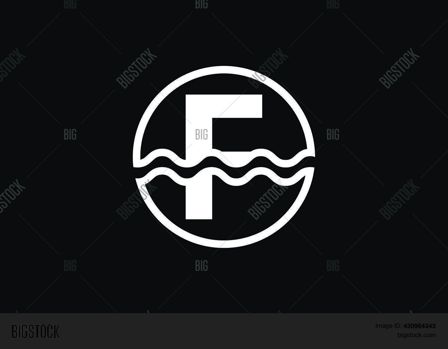 Initial F Monogram Vector & Photo (Free Trial) | Bigstock