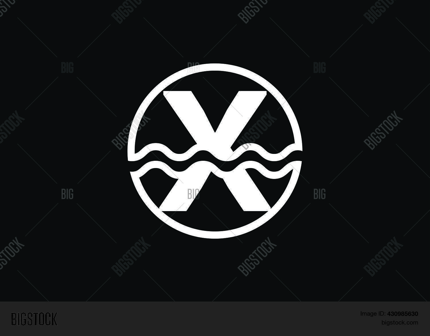 Initial X Monogram Vector & Photo (Free Trial) | Bigstock
