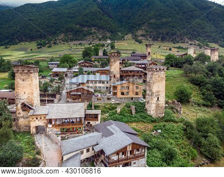 Aerial View Mestia Image & Photo (Free Trial) | Bigstock