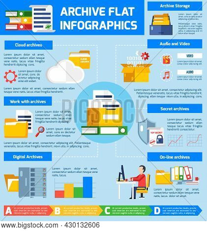 Archive Infographic Vector & Photo (Free Trial) | Bigstock