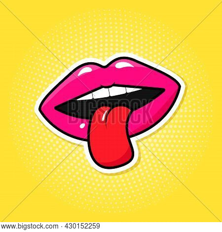 Colorful Lips Tongue Vector & Photo (Free Trial) | Bigstock