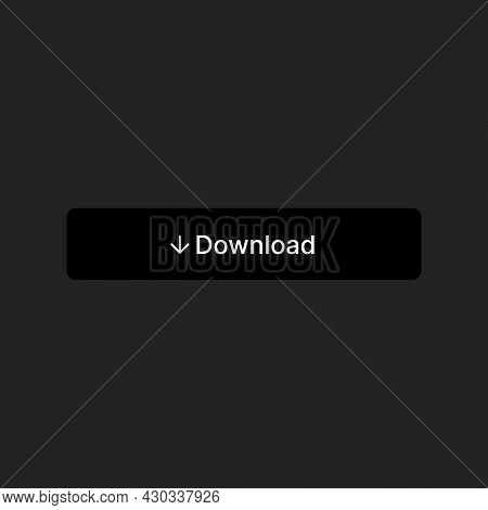 Black Download Button Vector & Photo (Free Trial) | Bigstock