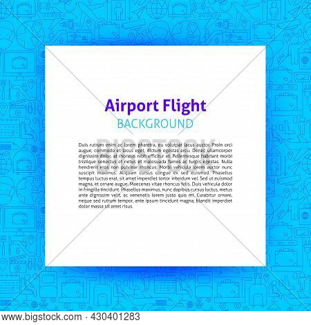 Airport Flight Paper Vector & Photo (Free Trial) | Bigstock
