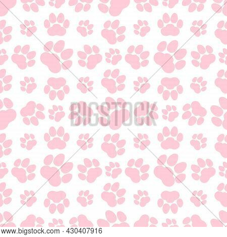 Pink Paw Print Vector & Photo (Free Trial) | Bigstock