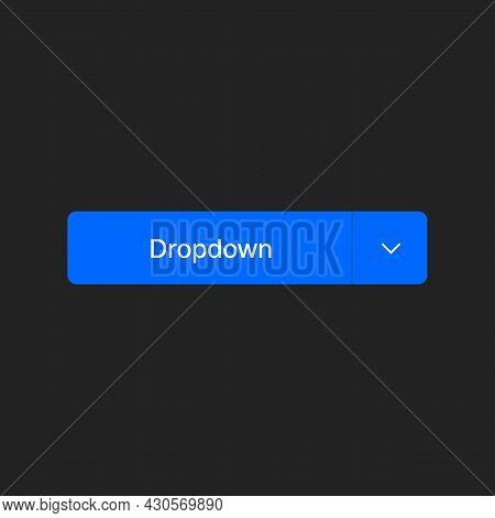 Dropdown Button. Vector & Photo (Free Trial) | Bigstock