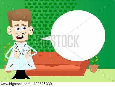 Funny Cartoon Doctor Vector & Photo (Free Trial) | Bigstock