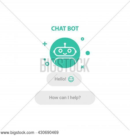 Chat Bot Logo Design Vector & Photo (Free Trial) | Bigstock