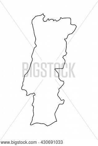 Portugal Outline Flag Vector & Photo (Free Trial) | Bigstock